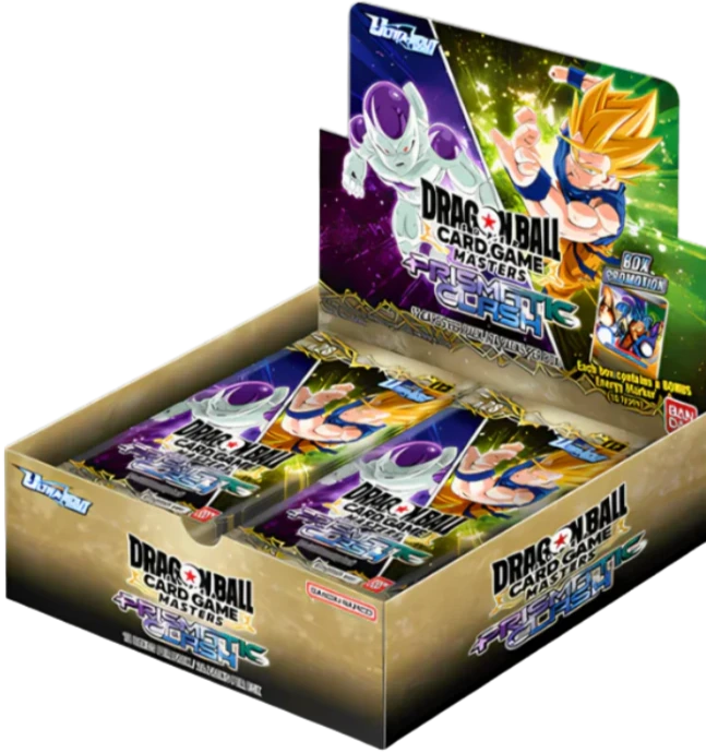 Dragon Ball Super Card Game – Masters New Series Set #1 B28 Prismatic Clash Booster Display (24 ...