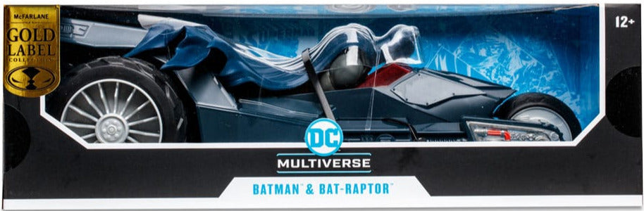 McFarlane DC Multiverse Fahrzeug Bat-Raptor with Batman (The Batman Wh ...